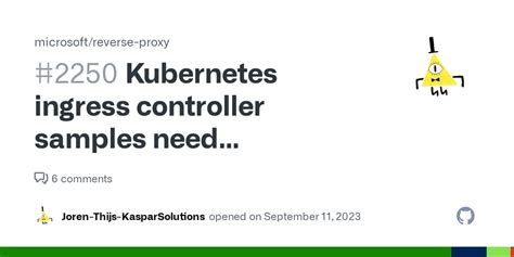kubernetes ingress controller samples need improvement · issue 2250