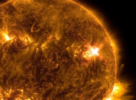 Sun Unleashes Series Of Huge Solar Flares Sending Storms Racing At