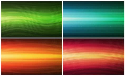 Premium Vector A Set Of Four Colorful Abstract Backgrounds