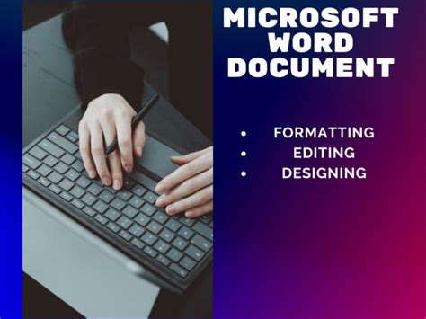 Format Edit And Design Your Microsoft Word Data By Sawairatanvir Fiverr