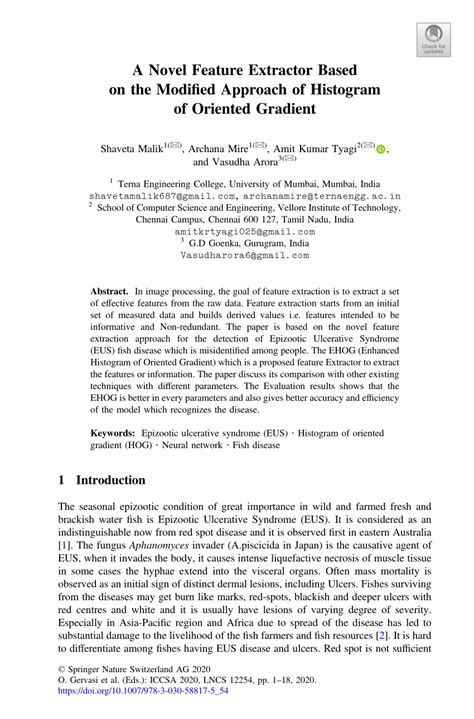 pdf a novel feature extractor based on the modified approach of