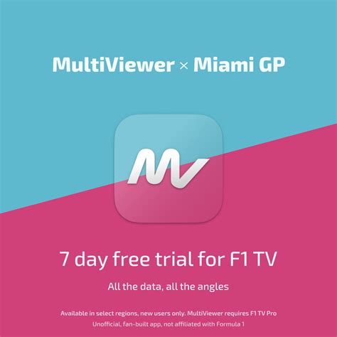 Multiviewer On Twitter 🚨 F1 Tv Just Launched A 7 Day Free Trial For New Users In Select