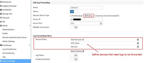 technical tip fortianalyzer configuration prerequ fortinet community