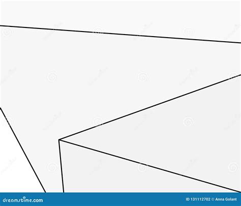 Asymmetrical Texture With Random Chaotic Lines Abstract Geometric Pattern Black And White