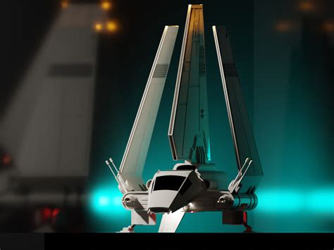 Lambda Imperial Shuttle In Space Hangar Finished Projects Blender Artists Community