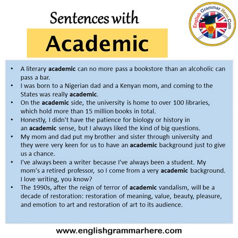 Sentences With Academic Academic In A Sentence In English Sentences