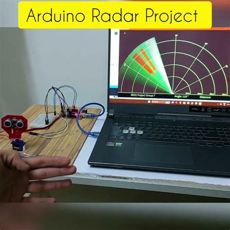 Arduino Radar Project 😎 Shorts Arduino Arduinoproject Viral