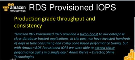 Aws Provisioned Iops Reconsideration Oracle Rds Example
