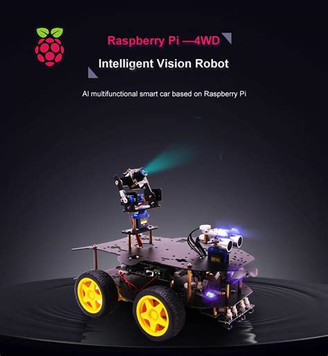 Robot WD Smart Car AI Vision Compatibil Cu Raspberry Pi B