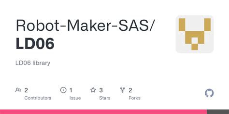 Github Robot Maker Sasld06 Ld06 Library