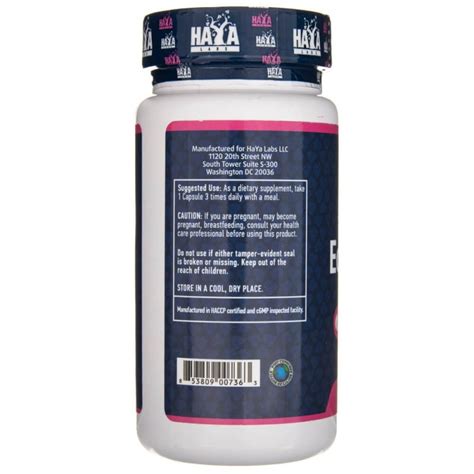Haya Labs Ecdysterone 250 mg 100 kapsułek | Medpak