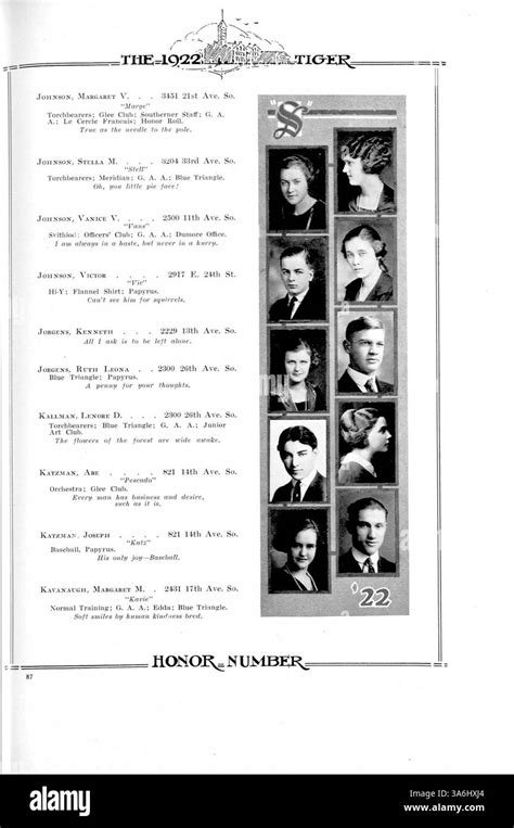 Provides An Overview Of The 1921 1922 School Year Hi Res Stock