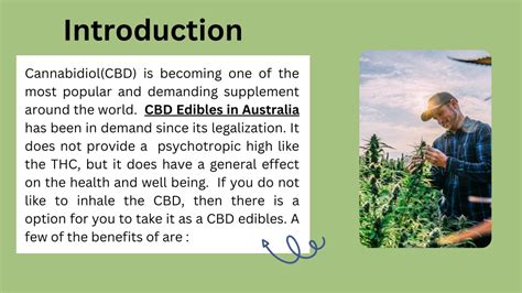 PPT Amazing Benefits Of CBD Edibles PowerPoint Presentation Free Download ID