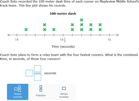 Ixl Interpret Line Plots With Fractions Multi Step Problems Statistics Practice