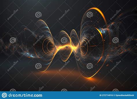 3d Abstract Sound Wave Visual Background Dynamic Motion Soundwaves