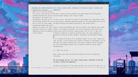 My Vim Setup For Writing Prose Rvimporn