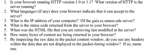 Solved 1 Is Your Browser Running Version 10 Or 11