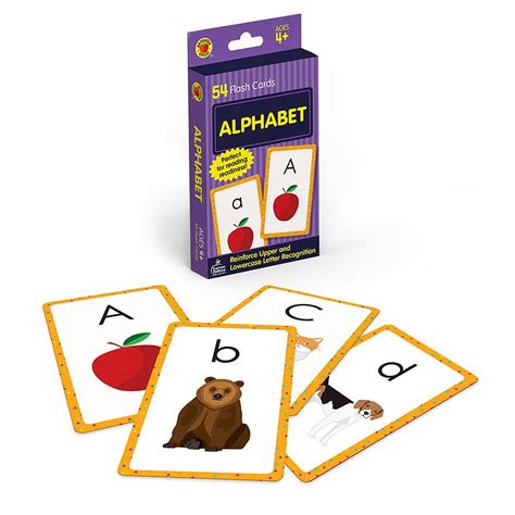 Alphabet Flash Cards Upper And Lowercase Letter Recognition 54 Cards