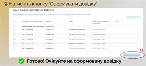 54 Як сформувати довідку «Дані для для декларації”