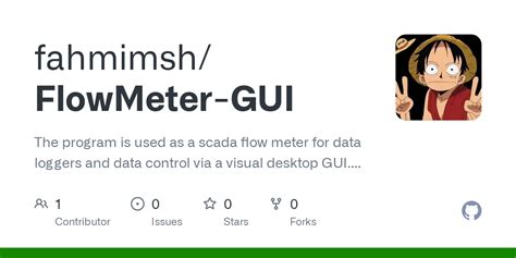 Github Fahmimshflowmeter Gui The Program Is Used As A Scada Flow Meter For Data Loggers And