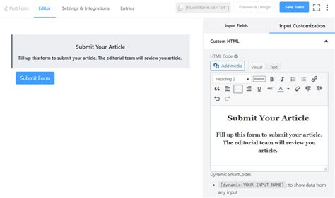 How To Use Rich Content Editor In Wordpress Fluent Forms