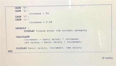 Solved Given The Following Pseudocode Write A Complete