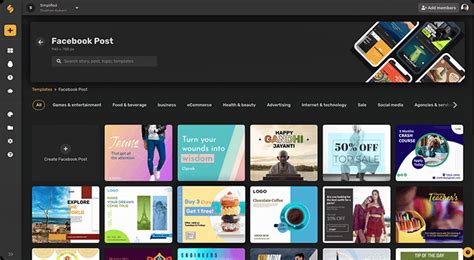 Create Facebook Posts In Minutes Free Professional Templates