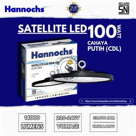 Jual Hannochs Lampu Led Highbay Satellite W Cahaya Putih Jakarta Timur Shahsuri Shop