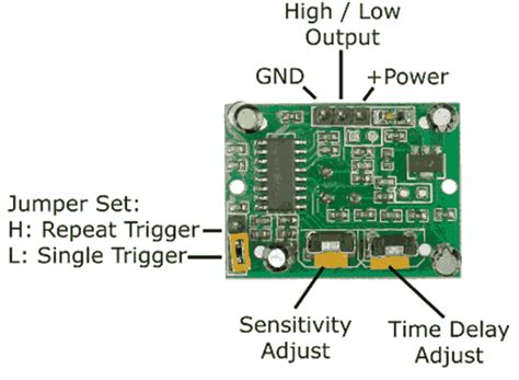 Pir Sensor Internal Circuit Diagram
