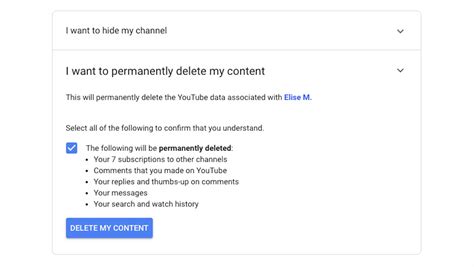 How To Delete A YouTube Account