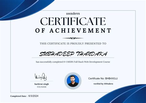thandaka subhadeep on linkedin i just earned the 0 1 certificate on 100xdevs check it out …