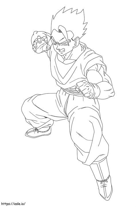 Angry Gohan Coloring Page