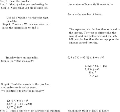 Solve Linear Inequalities Intermediate Algebra