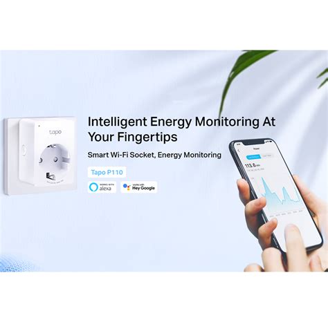 TP-Link Tapo P110 (4-Pack) Mini Smart Wi-Fi Socket Energy Monitoring
