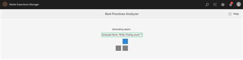 Using Best Practices Analyzer Adobe Experience Manager