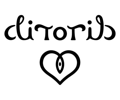 Clitoris Ambigram Tattoo Heart Drawing By Mounir Khalfouf Pixels