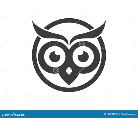 Owl Bird Logo Design Vector Illustration Stock Vector Illustration Of