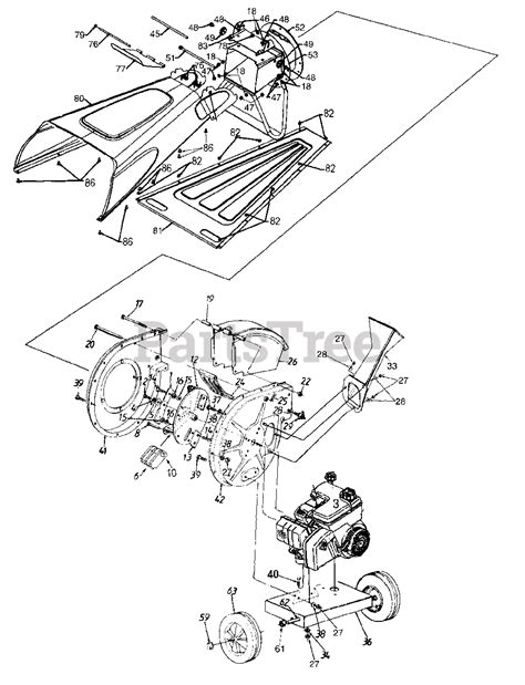 Craftsman 247 775850 247 483a099 Craftsman Chipper Shredder 1997