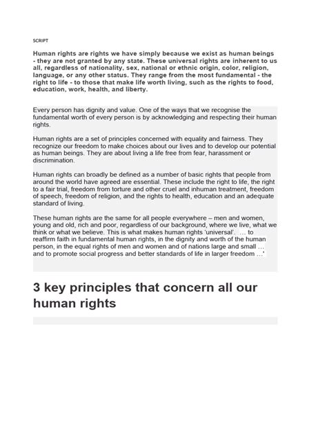 Script Pdf Human Rights Rights