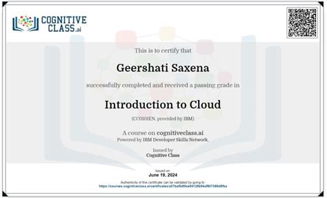 Geershati Saxena On Linkedin Cloudcomputing Ibm Certification Techskills Professionalgrowth