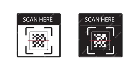 Premium Vector Qr Code Scan Label Scan Qr Code Icon Scan Me Text