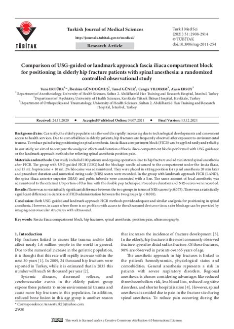 Pdf Comparison Of Usg Guided Or Landmark Approach Fascia Iliaca