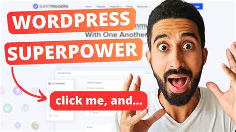 This Wordpress Plugin Creates Magic Suretriggers Tutorial Youtube