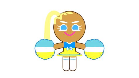 Cheerleader Cookie 3d Model Blender By Coolbeanslollol On Deviantart