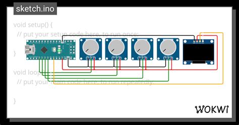 DEEJ Pots Screen Copy Wokwi ESP STM Arduino Simulator