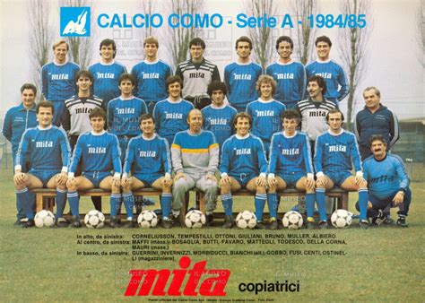 Foto Squadra Como 1984 1985 Il Museo Del Como