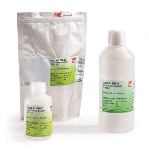 Manganese Aas Standard Solution 100 Ml Single Element Standards For The Aas Aas Standards