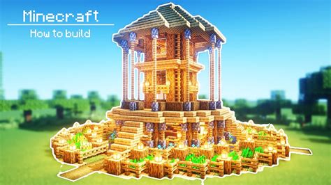 Minecraft How To Build Circle Survival House YouTube