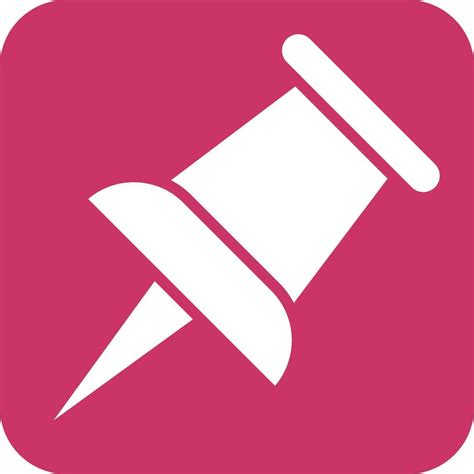 Push Pin Icon Style 13374701 Vector Art At Vecteezy