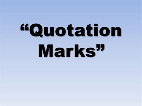 PPT Quotation Marks PowerPoint Presentation Free Download ID